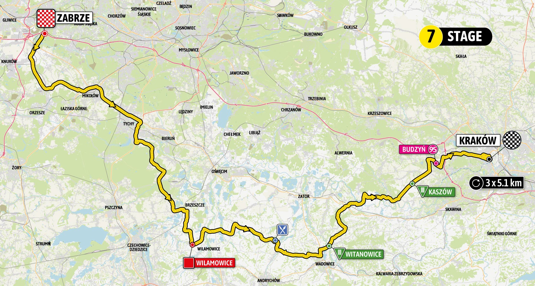 Tour de Pologne już za 3 dni. Finałowy etapu z Zabrza do Krakowa ...